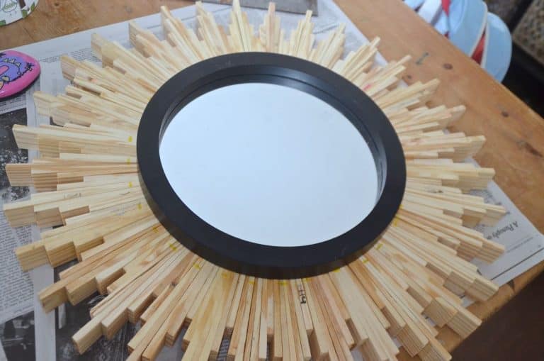 DIY Sunburst Mirror