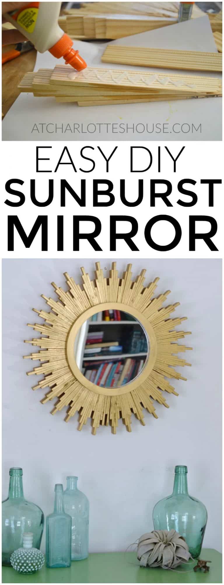 DIY Sunburst Mirror