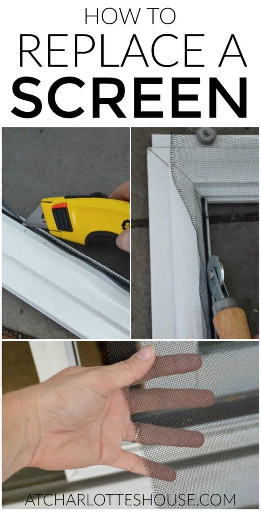 How To Replace the Screen in a Screen Door or Window