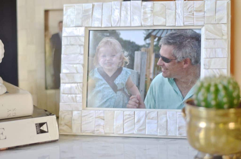 DIY Capiz Shell Frame