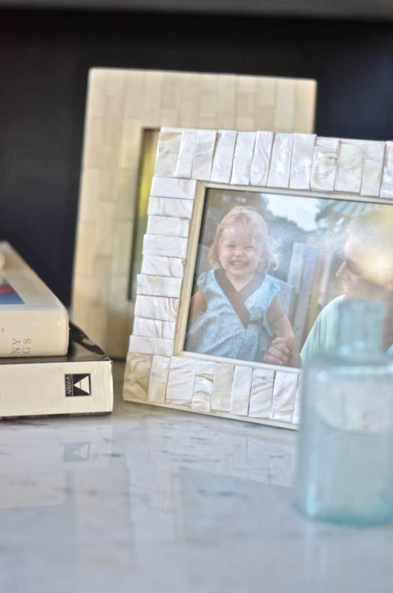 DIY Capiz Shell Frame