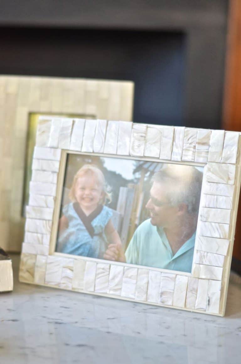 DIY Capiz Shell Frame