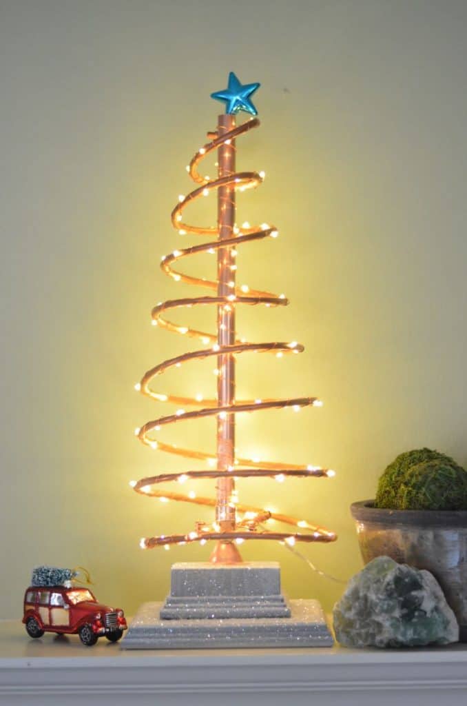 Spiral Copper Christmas Tree