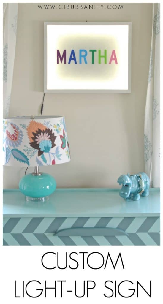 Custom Light-Up Sign - At Charlotte's House