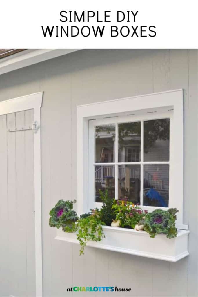 SIMPLE DIY WINDOW BOXES 2 - At Charlotte's House