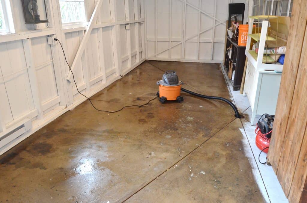 Shed Floors- One Room Challenge Week 4 - At Charlotte's House