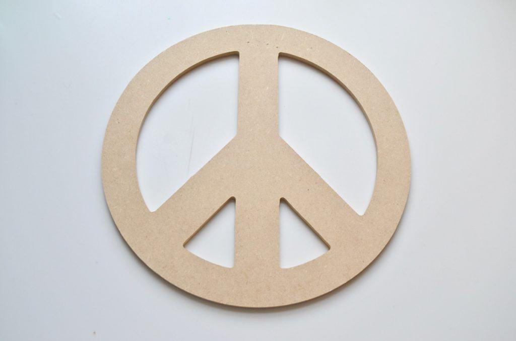 Peace, Love and DIY- Holiday Peace Sign Makeover - At Charlotte's House