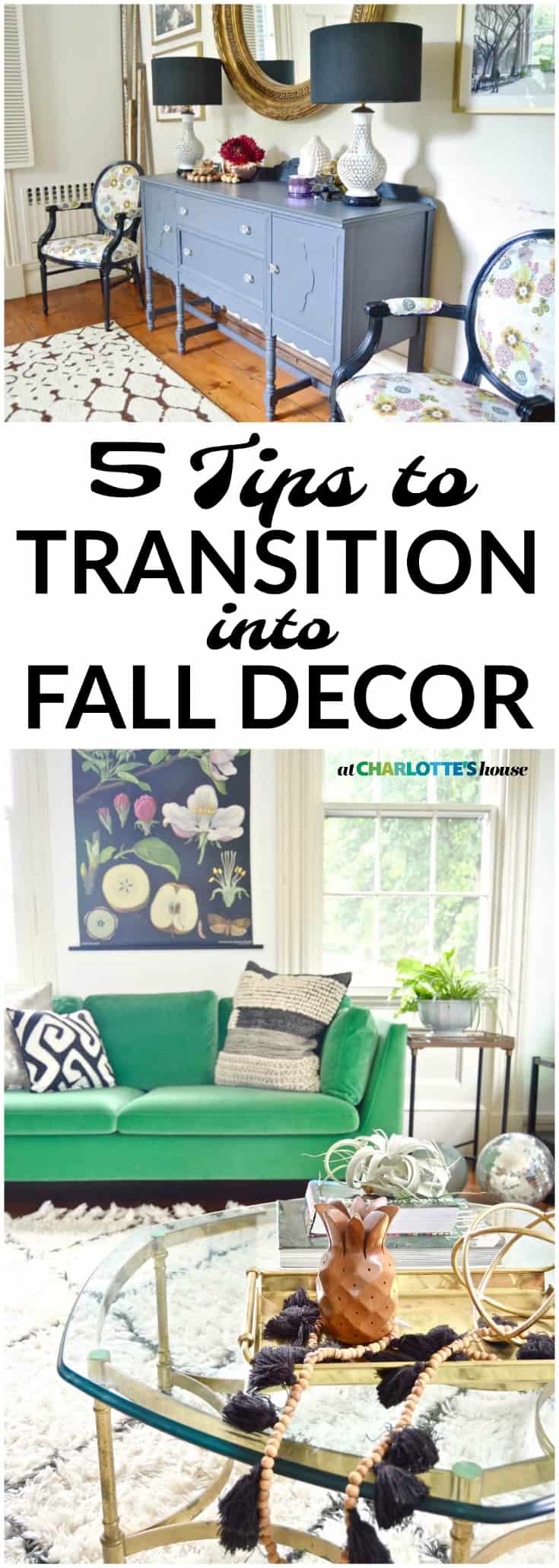 Transitional Fall Decor - At Charlotte's House