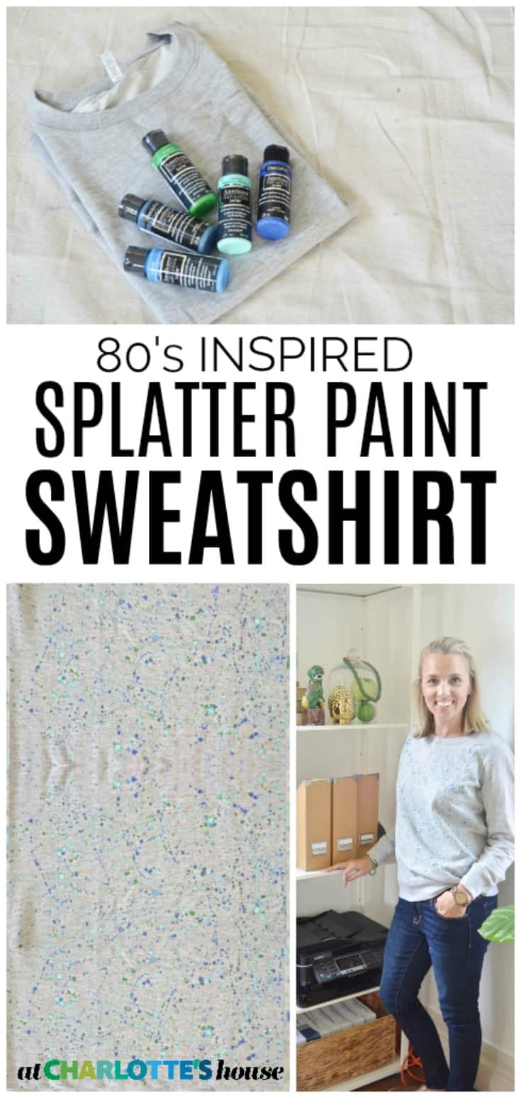 Splatter Paint Sweatshirt - At Charlotte's House
