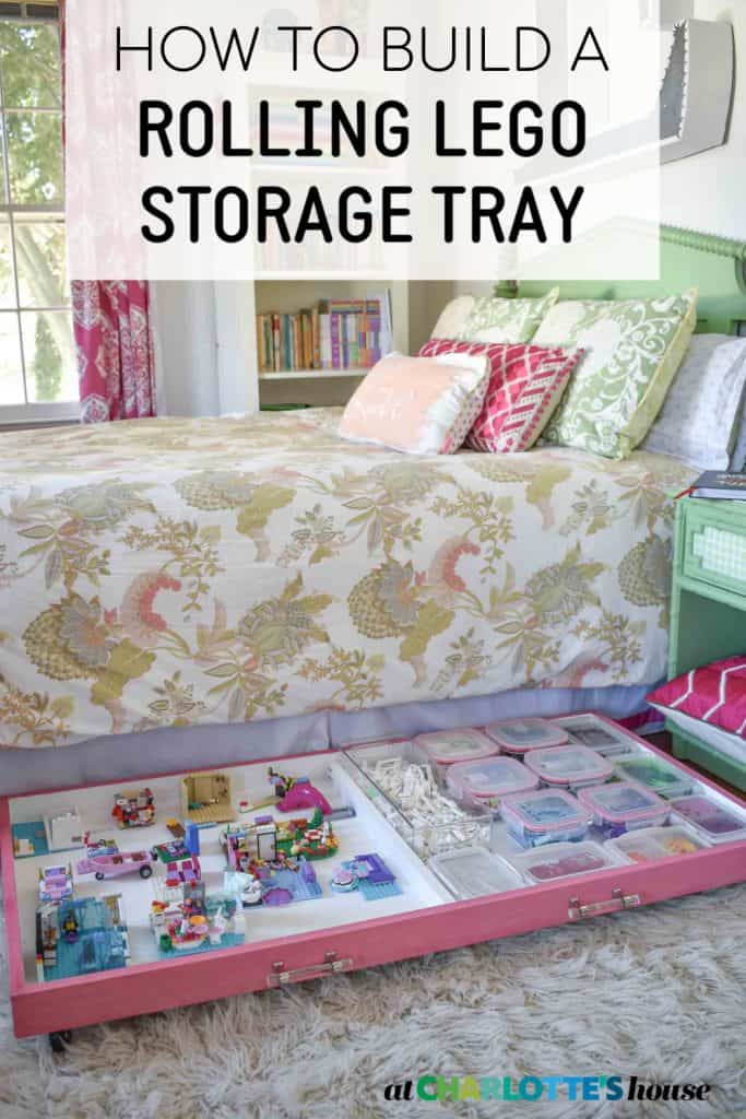 HOW TO BUILD A ROLLING LEGO STORAGE TRAY - At Charlotte's House