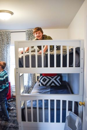Shared Boys Bunk Room- Bloggers Heart Habitat - At Charlotte's House