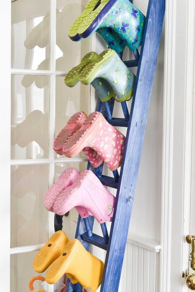 Vertical Boot Storage Rack - At Charlotte's House