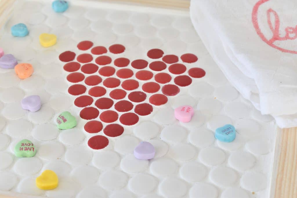Sweet Valentine's Tiled Tray - At Charlotte's House