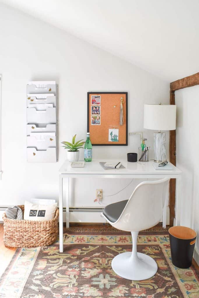 Closet Turned Office Storage Space - At Charlotte's House