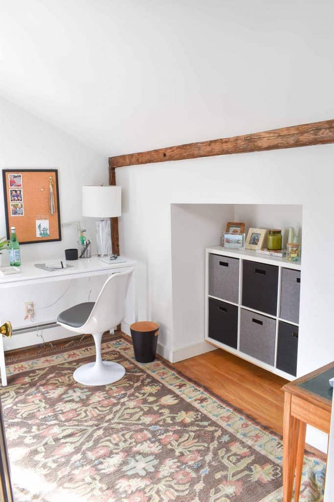 Closet Turned Office Storage Space - At Charlotte's House