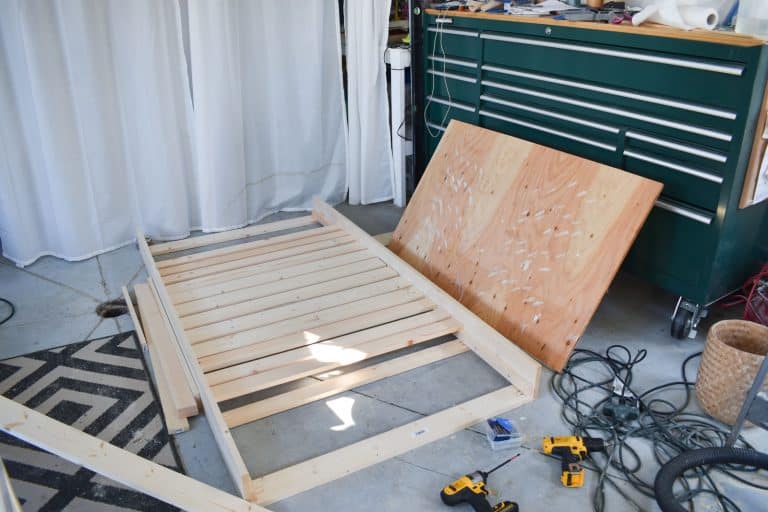 DIY Upholstered Daybed Frame - At Charlotte's House