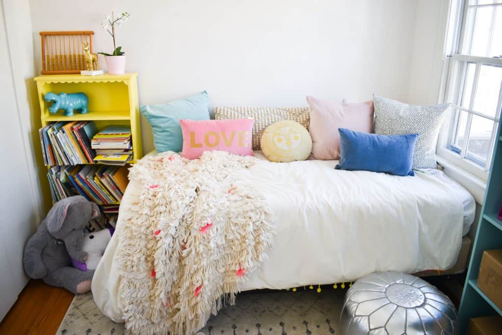 DIY Upholstered Daybed Frame - At Charlotte's House
