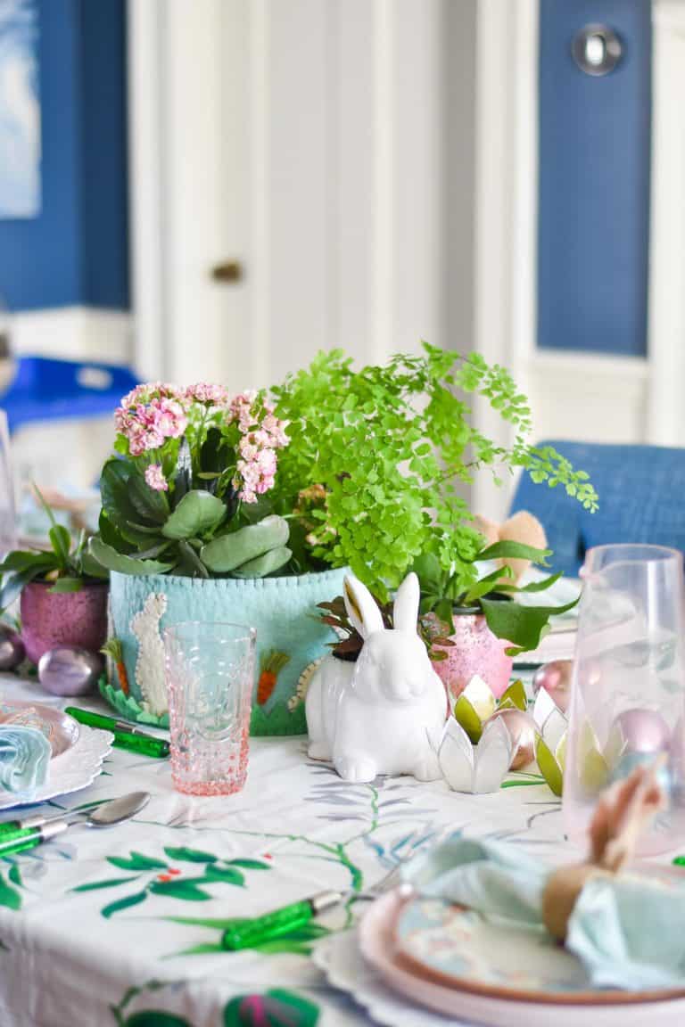 Easter Spring Tablescape - At Charlotte's House