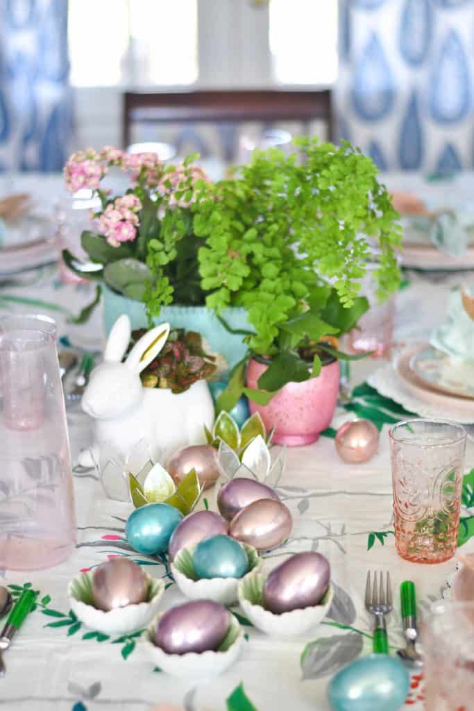 Easter Spring Tablescape - At Charlotte's House