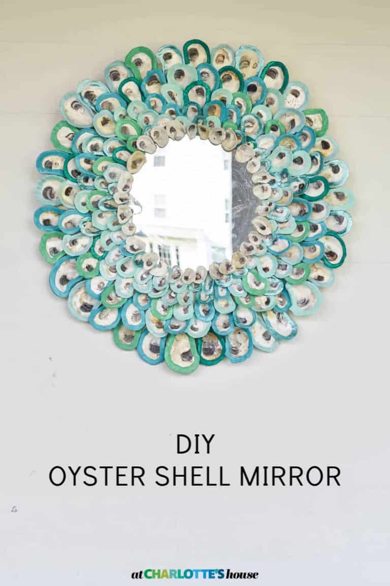 DIY OYSTER SHELL MIRROR 2 - At Charlotte's House
