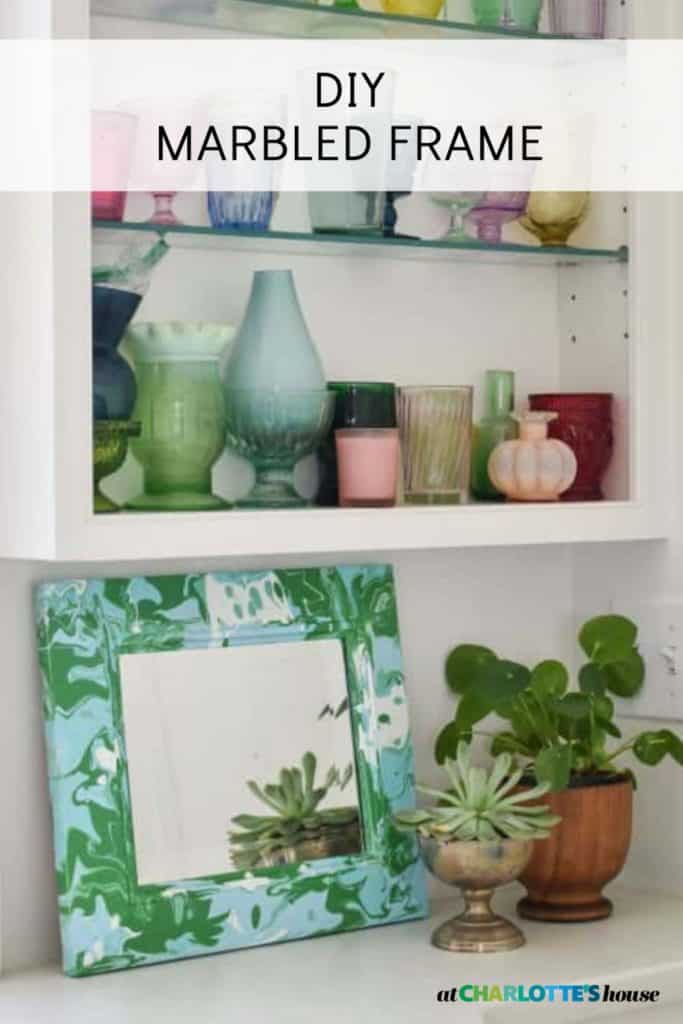 DIY MARBLED FRAME - At Charlotte's House