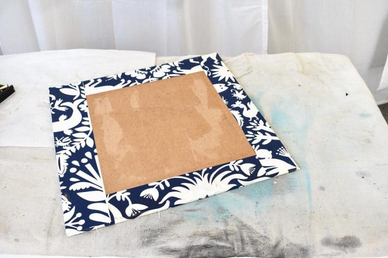 Wallpaper Covered Table - At Charlotte's House