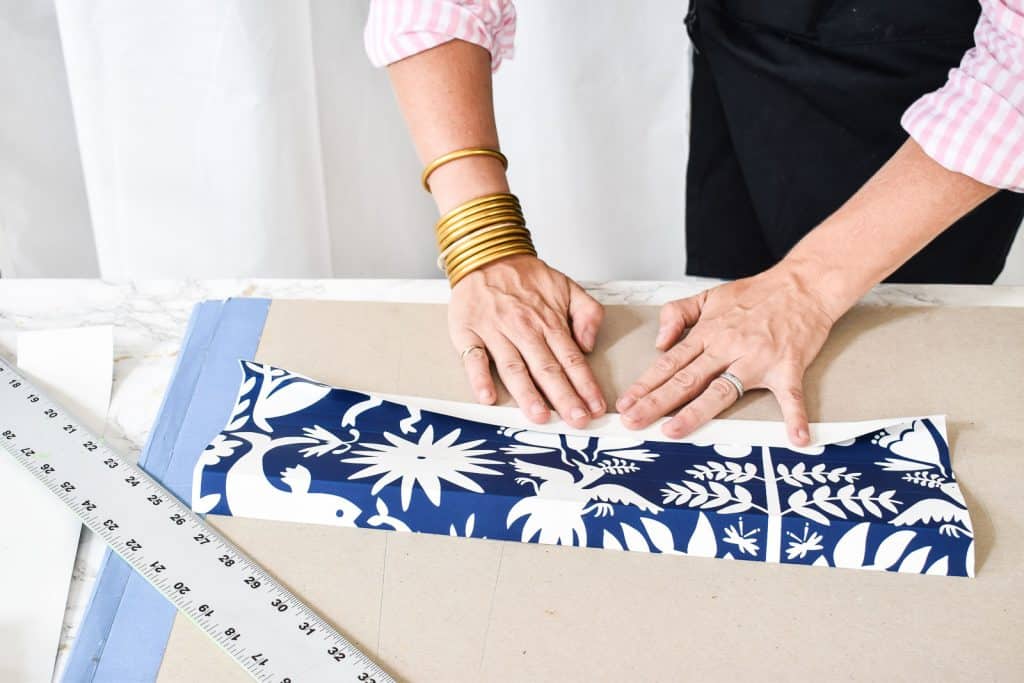 Wallpaper Covered Table - At Charlotte's House