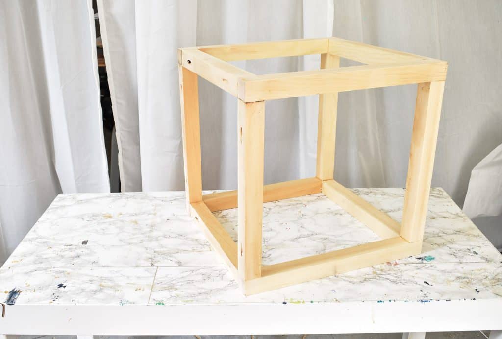 Wallpaper Covered Table - At Charlotte's House