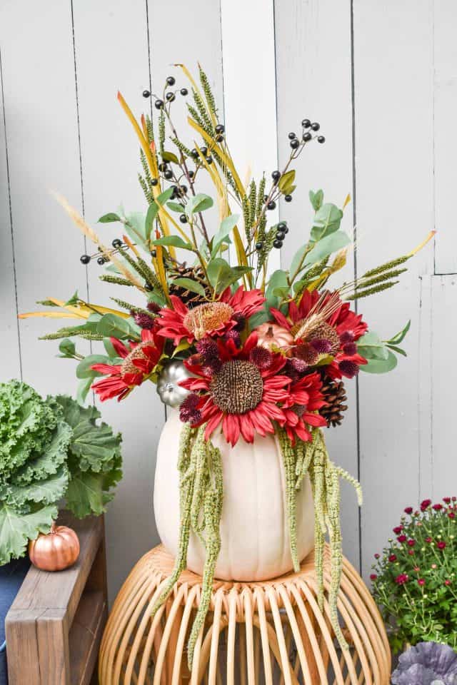 Fall Floral Window Boxes - At Charlotte's House