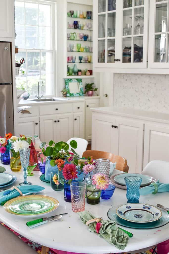 Rainbow Tablescape-6 - At Charlotte's House