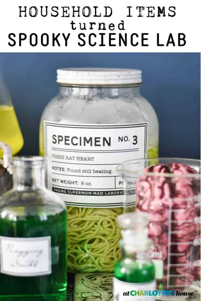 HOUSEHOLD ITEMS TURNED SPOOKY SCIENCE LAB - At Charlotte's House