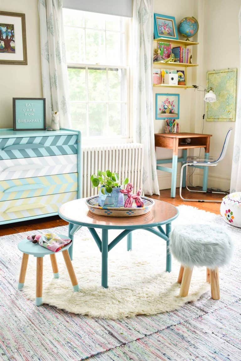 Thrifted Coffee Table Makeover - At Charlotte's House