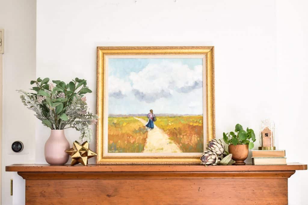 Styling a Mantel Three Ways - At Charlotte's House