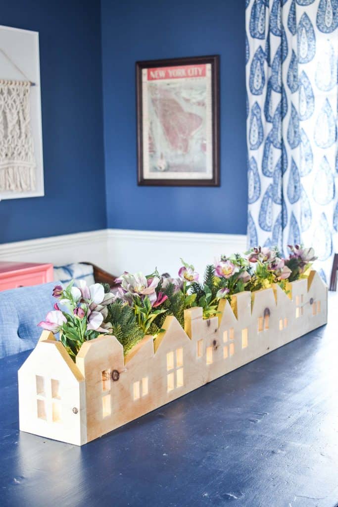 Wooden House Centerpiece-15 - At Charlotte's House