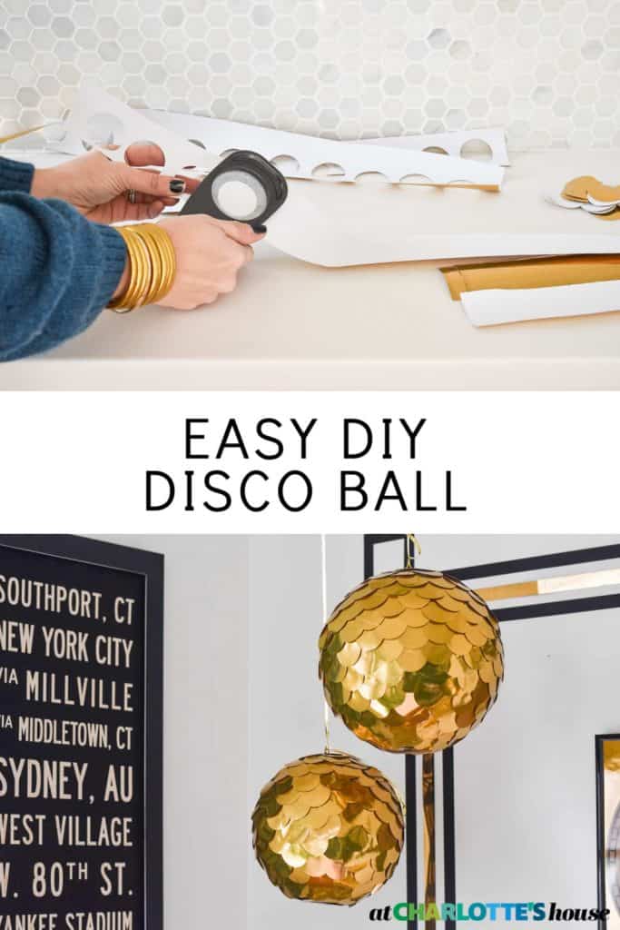 Easy DIY Disco Ball - At Charlotte's House