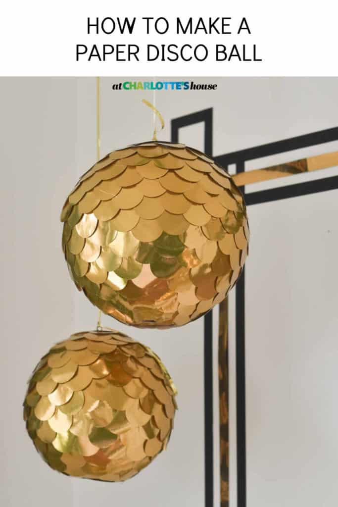 HOW TO MAKE A PAPER DISCO BALL 2 - At Charlotte's House