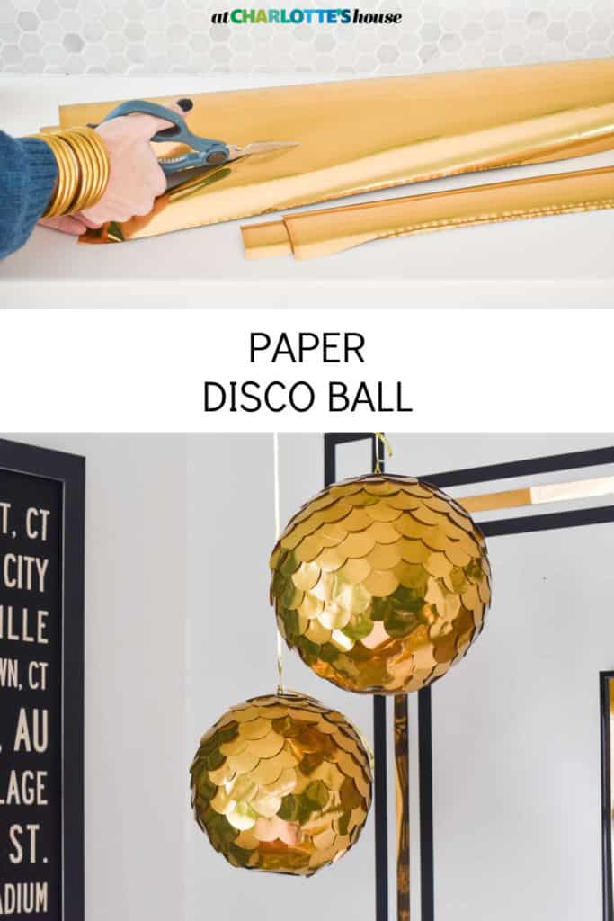 PAPER DISCO BALL - At Charlotte's House