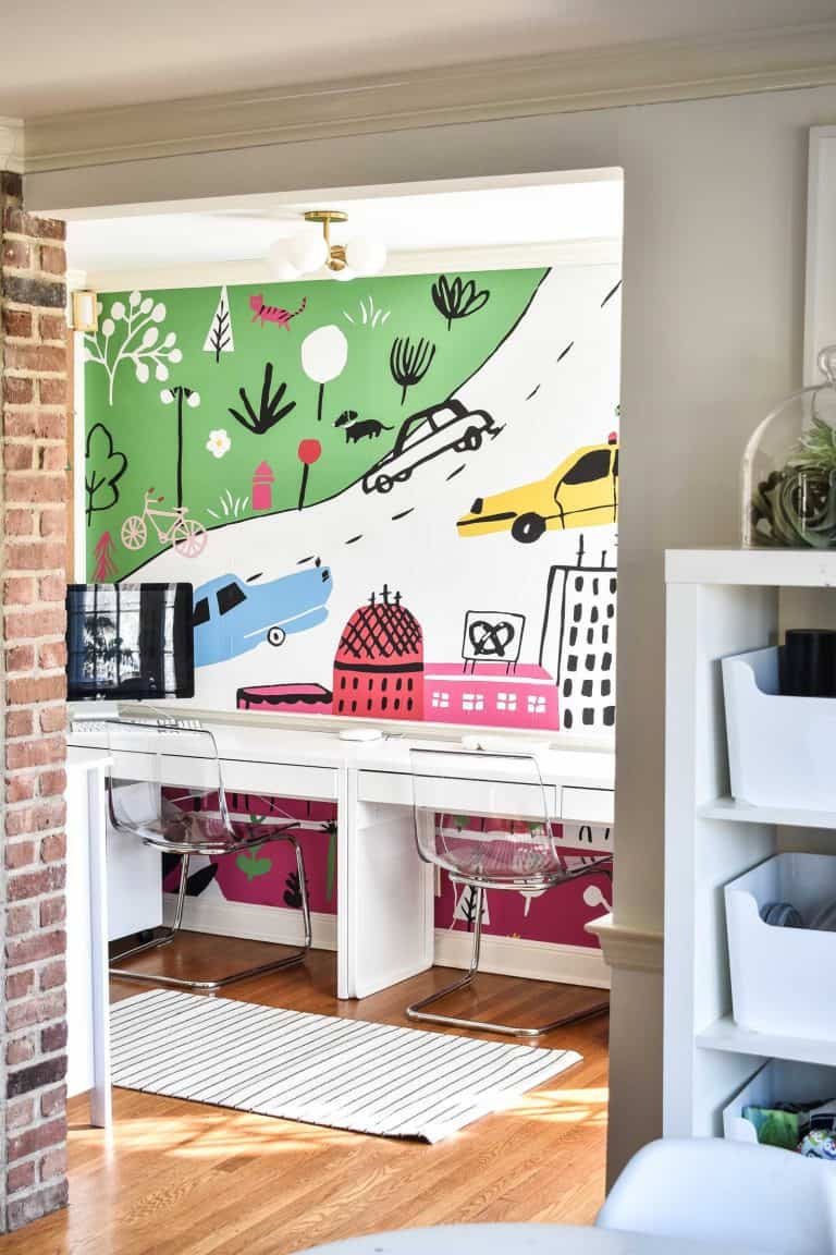 Kids Homework Desk Area-3 - At Charlotte's House