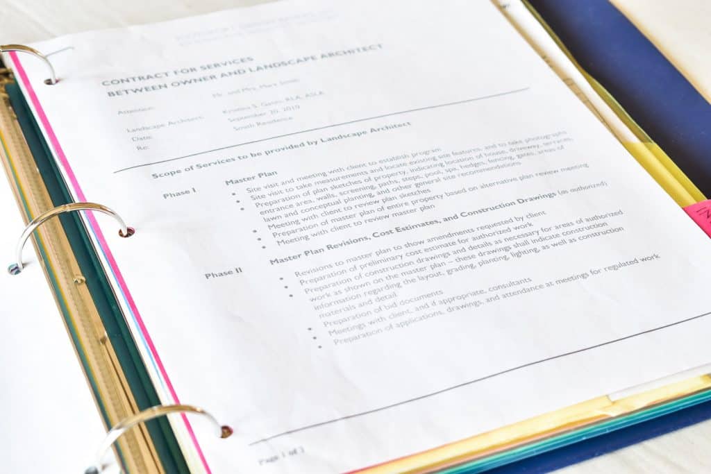 My Renovation Binder - At Charlotte's House