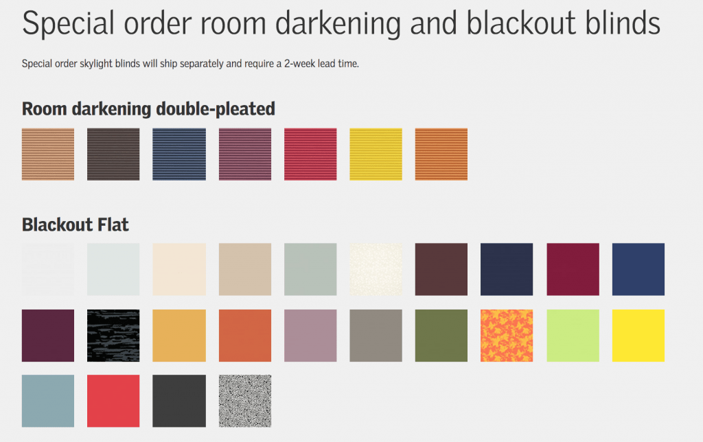 Velux color choices - At Charlotte's House