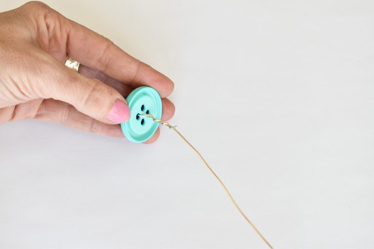 How to Make Colorful Button Flowers - At Charlotte's House