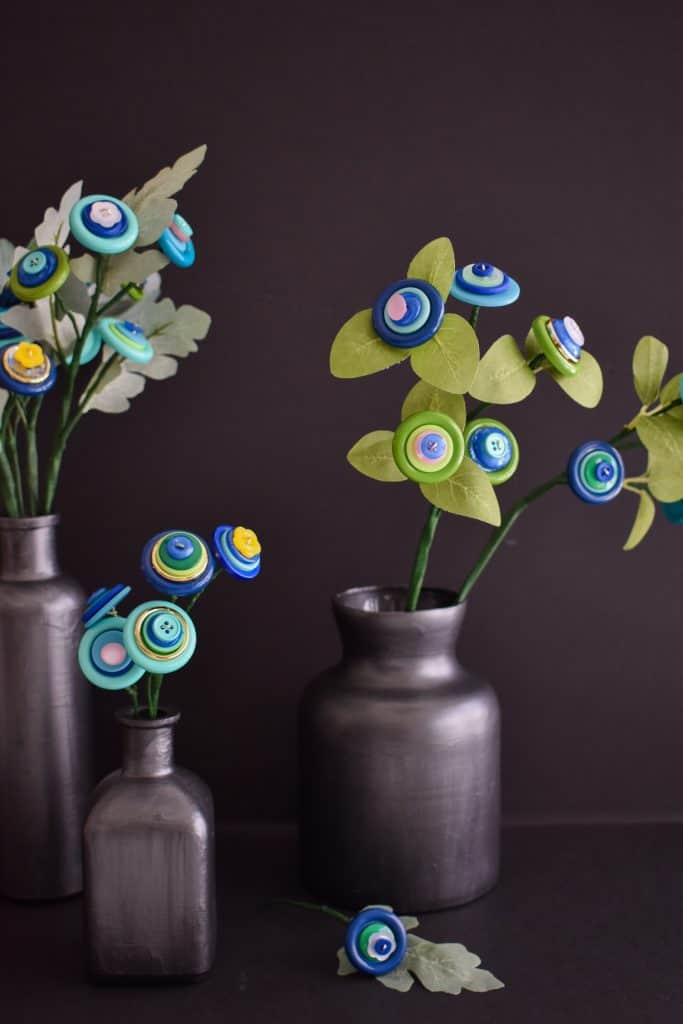How to Make Button Flower Stems-33 - At Charlotte's House