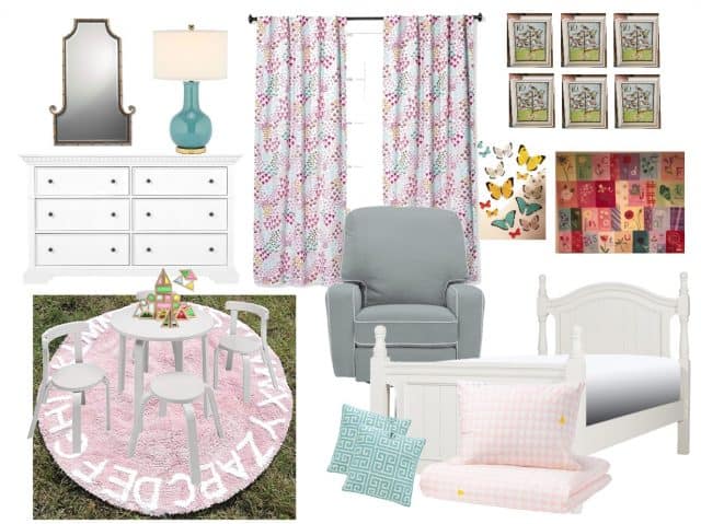 Little Girls Bedroom Design for Habitat For Humanity - At Charlotte's House