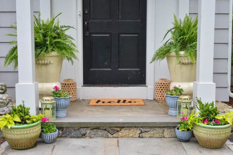 Creating a Welcoming Front Entry for Spring - At Charlotte's House