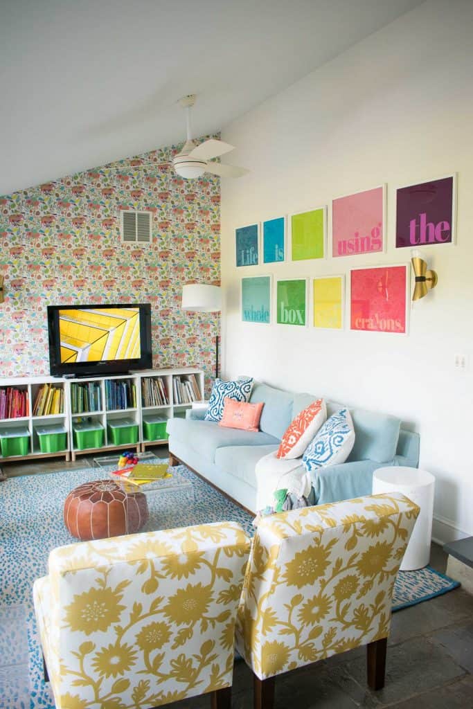 Colorful Playroom Decor - At Charlotte's House