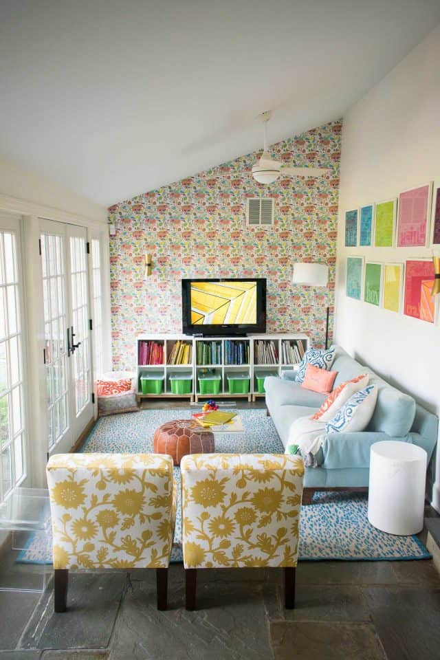 Colorful Playroom Decor - At Charlotte's House
