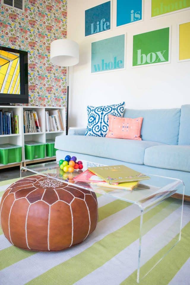 Colorful Playroom Decor - At Charlotte's House