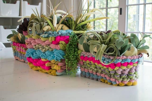 Colorful Woven Basket-21 - At Charlotte's House