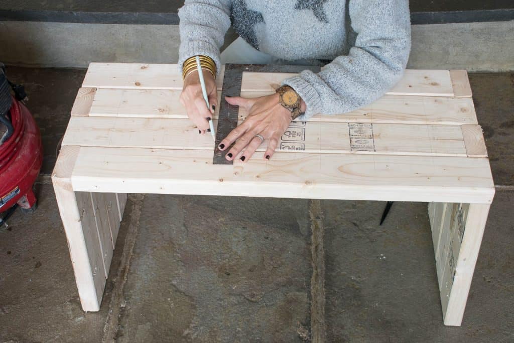 How to Make a Channel Tufted Upholstered Bench - At Charlotte's House