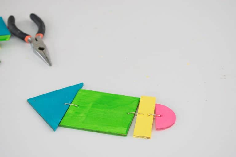 Day 1: Simple Wooden Shapes Ornament - At Charlotte's House